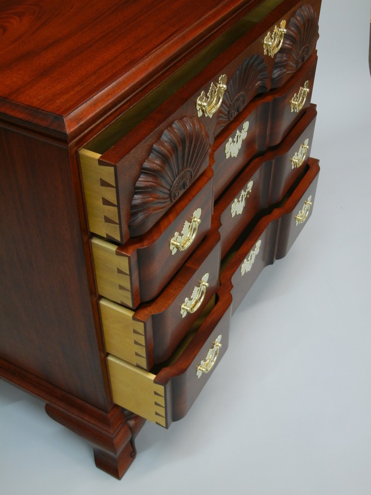Doucette and Wolfe Fine Furniture Makers: Chippendale Chest of Drawers