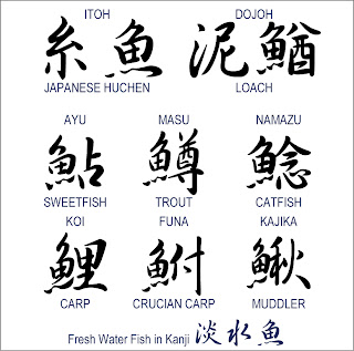 漢字日本 (Kanji Japan): Fresh Water Fish"淡水魚"