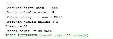 Ari Vevo : Cara Membuat Diskon Menggunakan Percabangan IF Dan Else