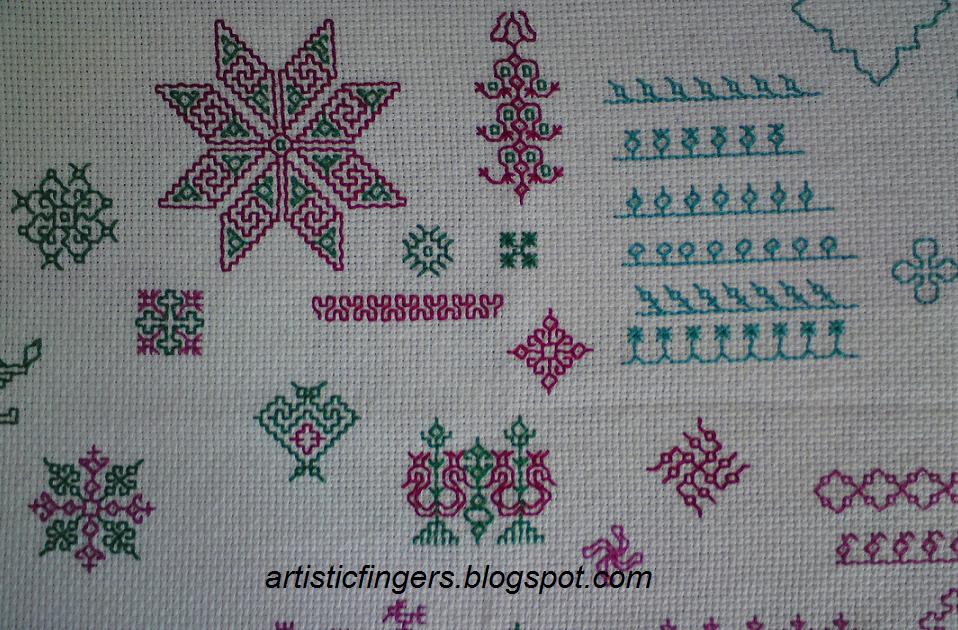 artisticfingers: Kasuti embroidery