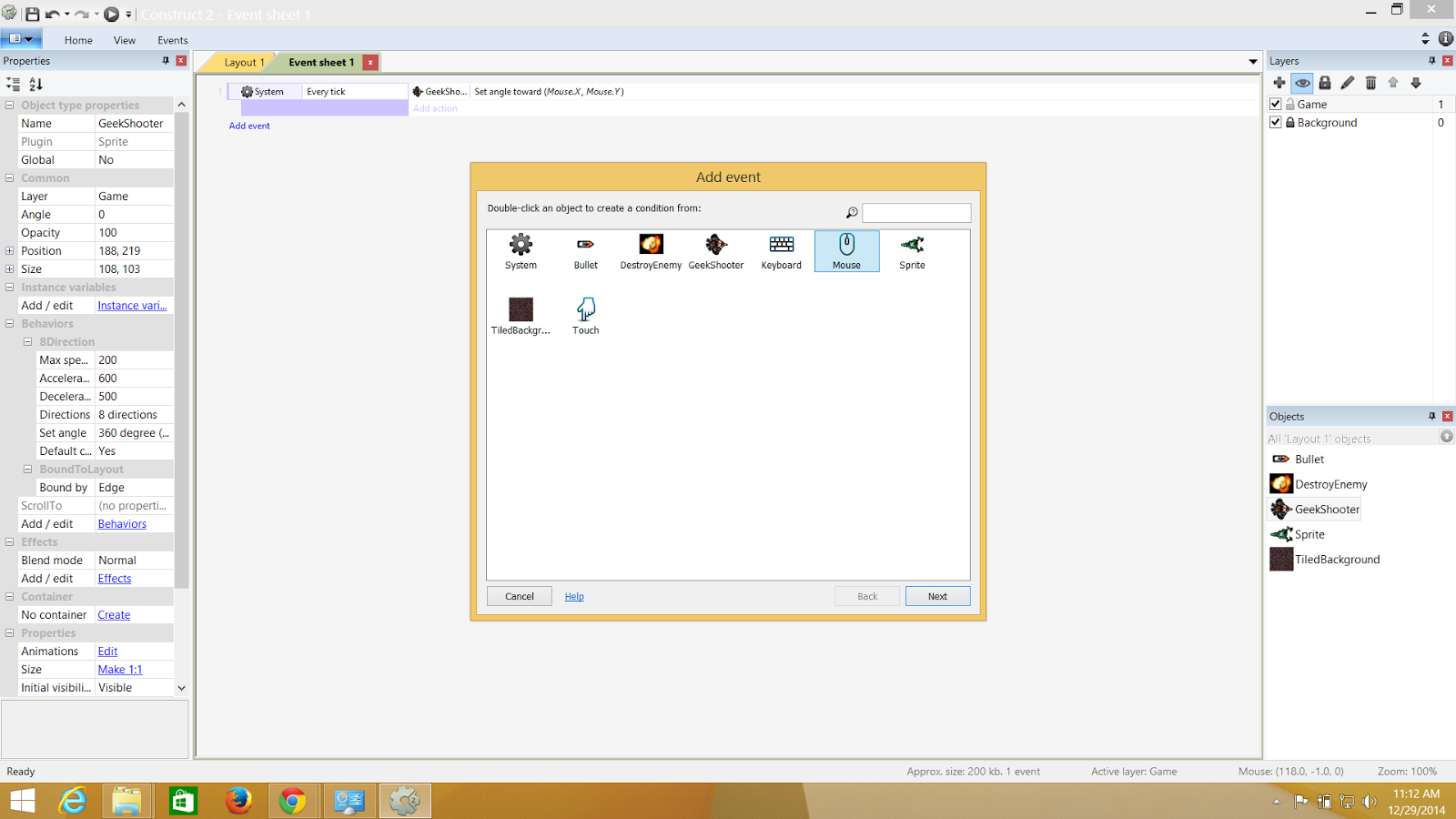 Technology & Beyond: Building games with HTML5 with Construct 2