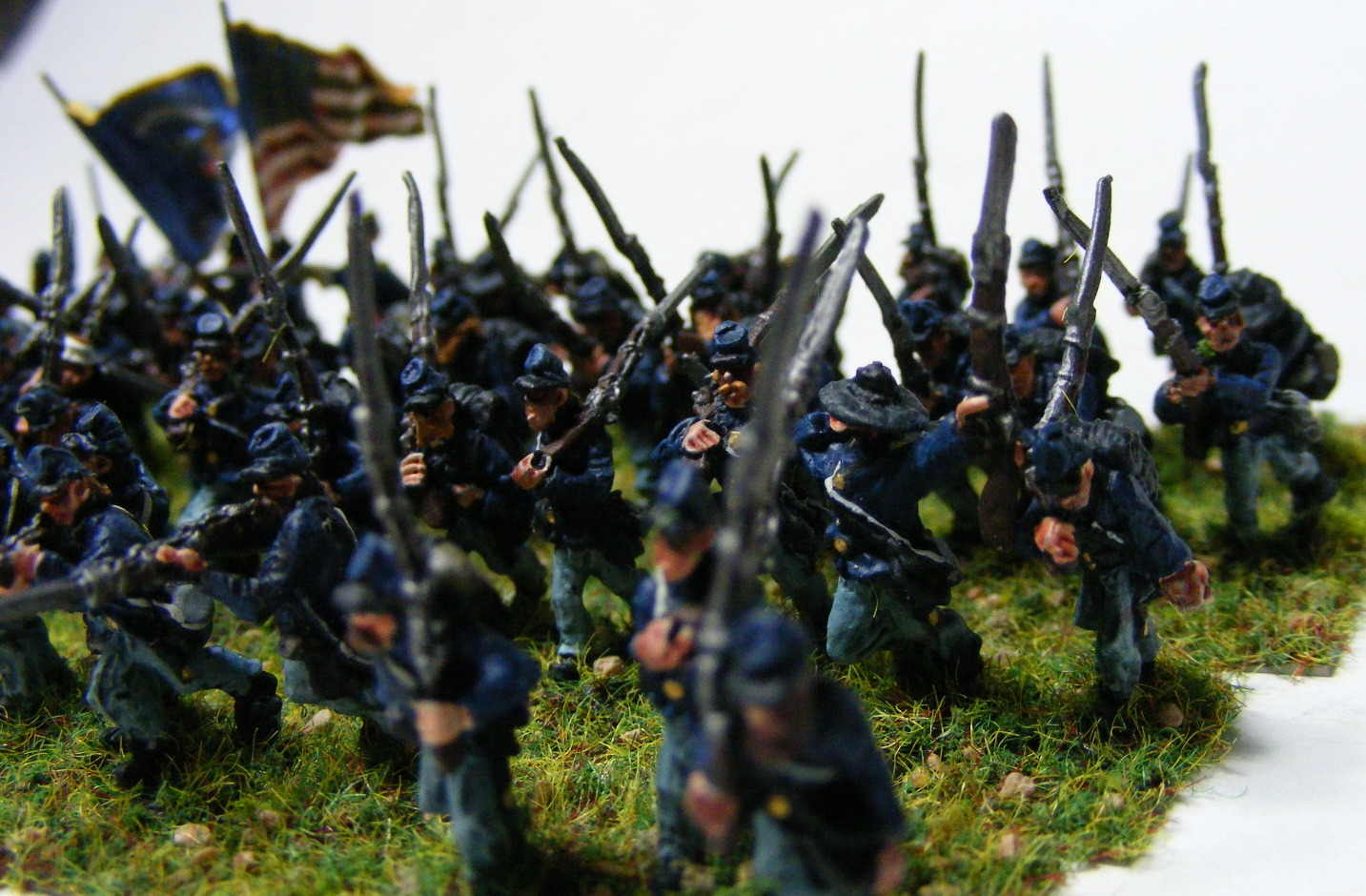 Evil Bob's Miniature Painting: 15mm ACW Union Brigade