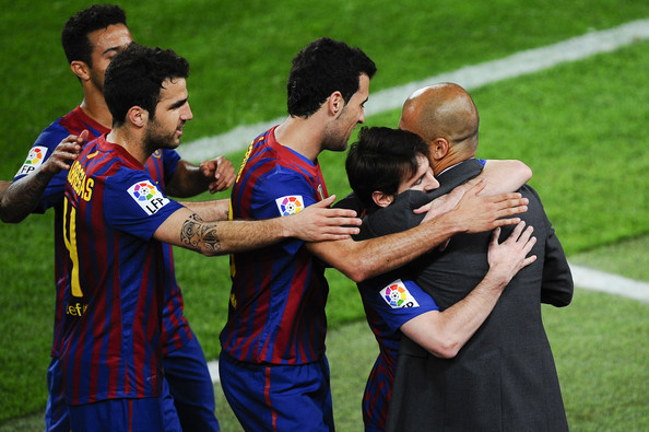 pictures Lionel Messi GOODBYE CEREMONY PEP GUARDIOLA 2012/2013