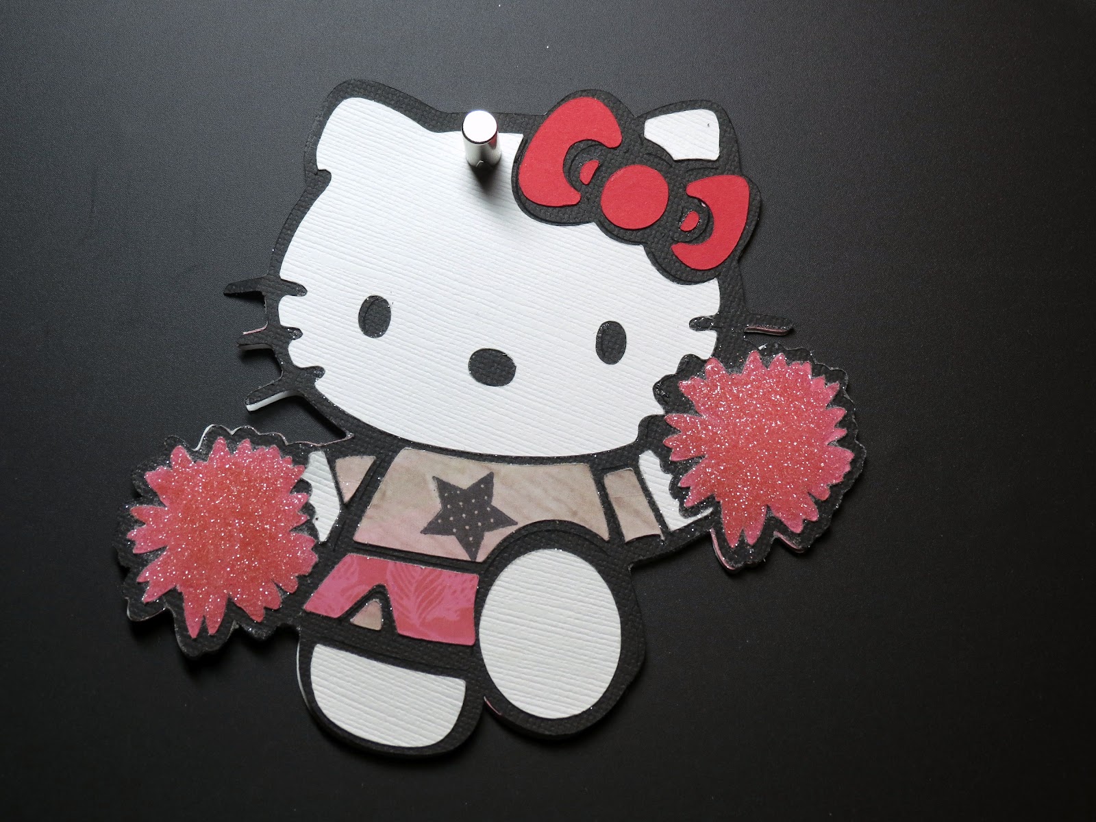 C'est La-Vie Designs Unltd., LLC: Hello Kitty Cheerleader card