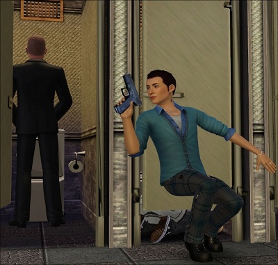 My Sims 3 Blog: Story Poses: Gun Fight! by Jasumi