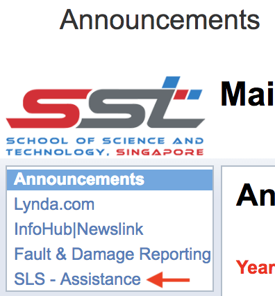 SST Students Blog : Student Learning Space (SLS) - info at GoogleSite