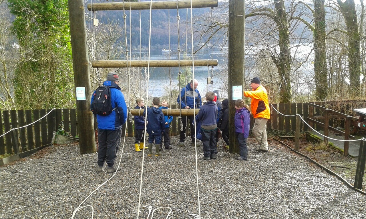 Balfron Scouts: Cubs at Ardroy