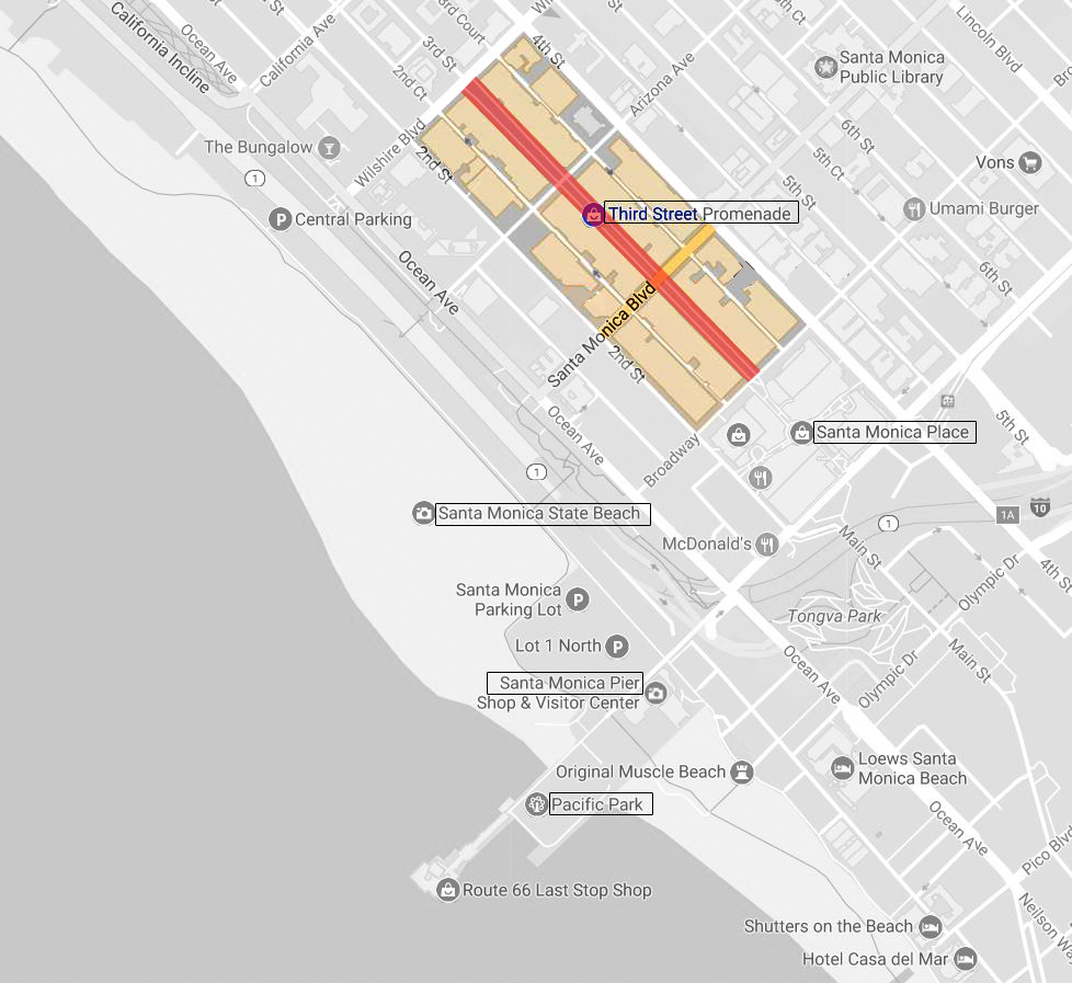 [블랙커피] 산타모니카의 인사동, 3번가 프롬나드 ( Third Street Promenade, Santa Monica )