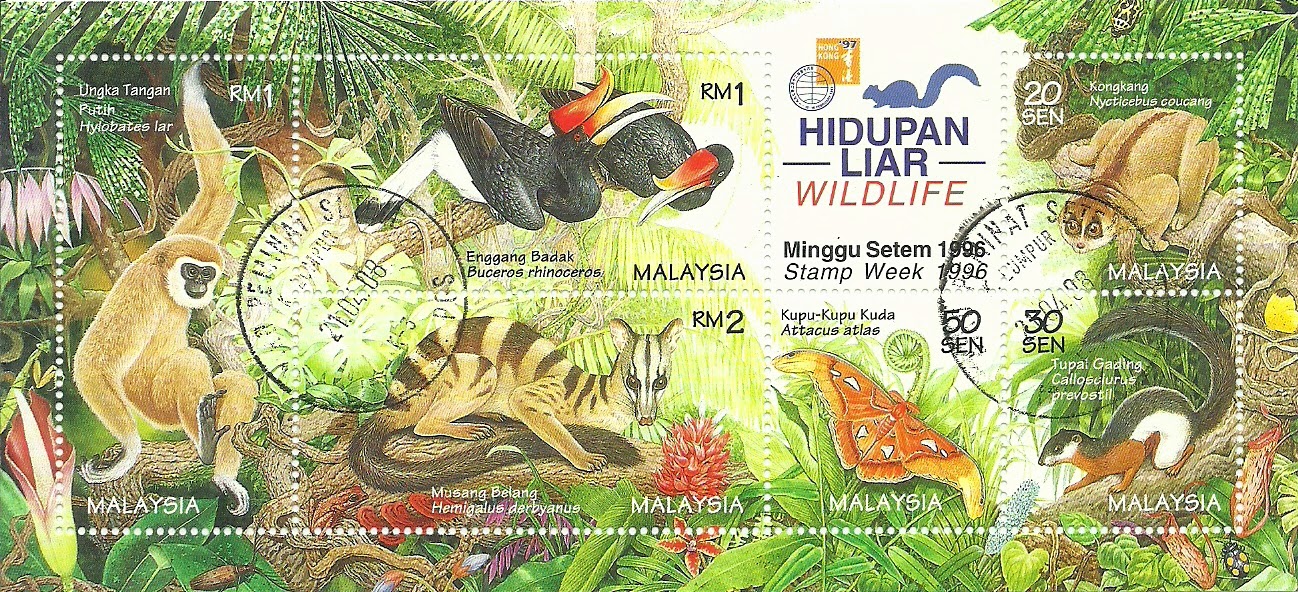 DUNIA SETEM : Wild Life Stamp 1996.