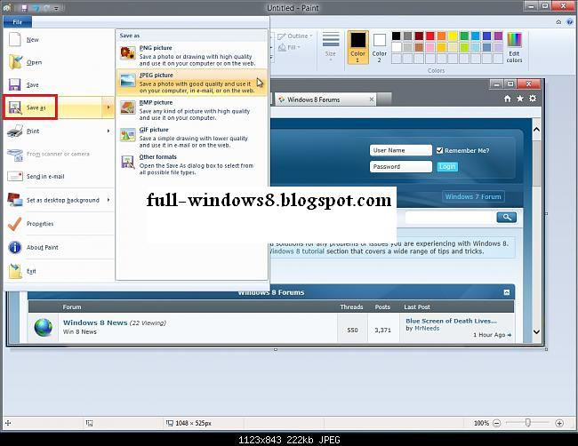 Tips And Trick Windows 8: How to Take and Create a Screenshot with ...