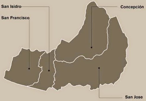 San Isidro San Jose (San Josecito) Concepcion San Francisco (La Saca)
