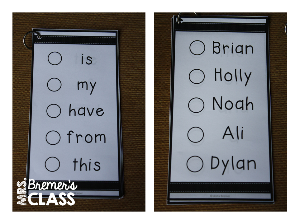 EDITABLE Word Sticker Books! | Mrs. Bremer's Class