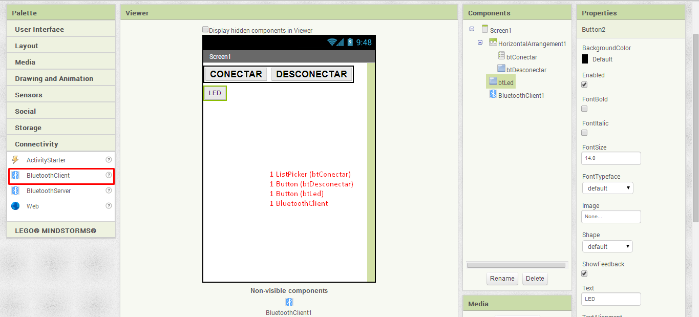 Tutoriais Comunicação Ii Bluetooth Arduino Android Appinventor