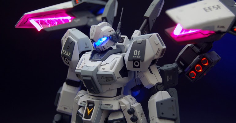 HGUC 1/144 Super Jegan Lancer Custom Build with LED - Gundam Kits ...