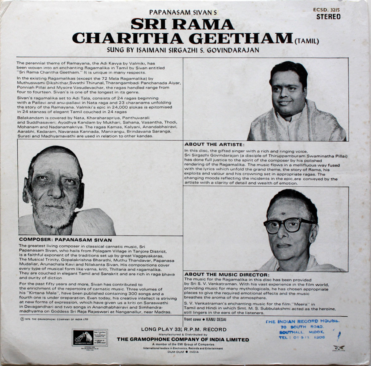 Anthems for the Nation of Luobaniya • 罗巴尼亚国歌: Sirgazhi S. Govindarajan ...