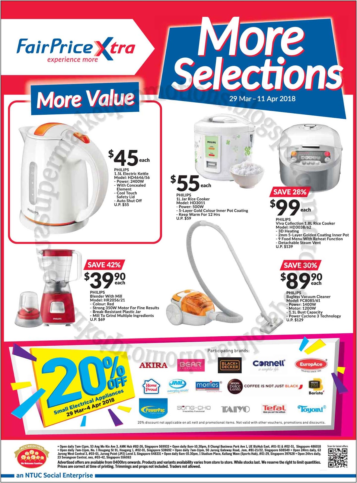 NTUC FairPrice Xtra Philips Fair 29 March - 11 April 2018 ~ Supermarket ...