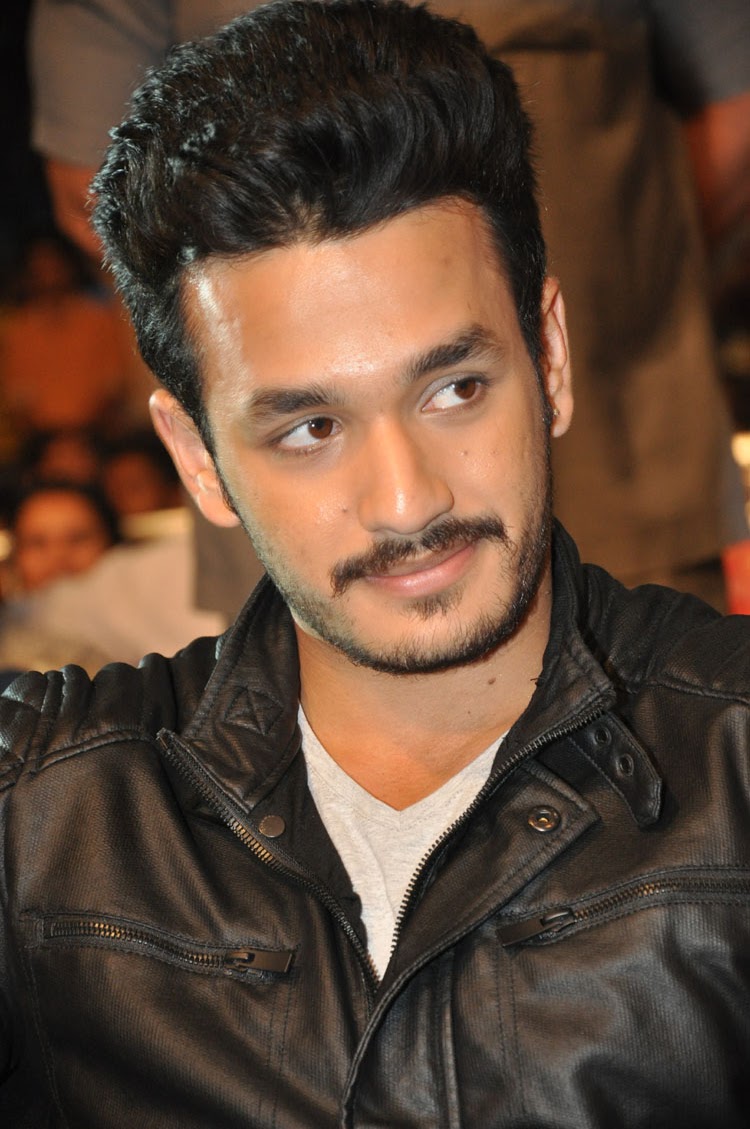 Akhil handsome looking photos gallery