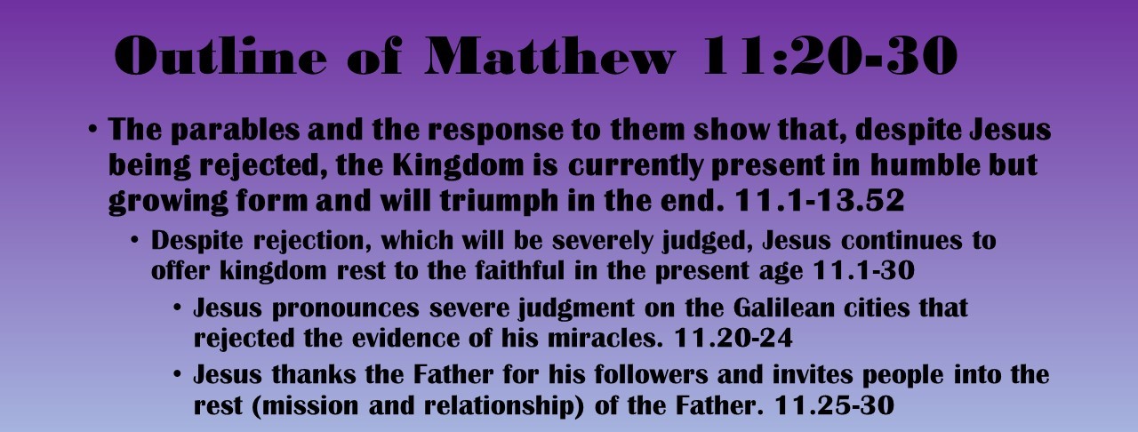 My "Ezra 7:10 Mission" - The Dave Owen Blog: Devotional: Woe and Rest ...