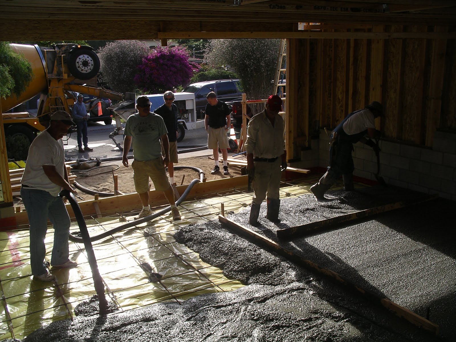 Home Remodeling Step By Step: Step 18 - The Garage Slab