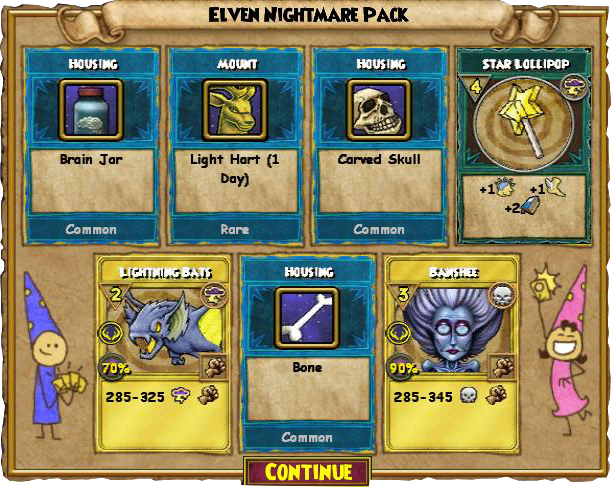 Wizard101 Elven Nightmare Pack Review - Swordroll's Blog | Wizard101 ...