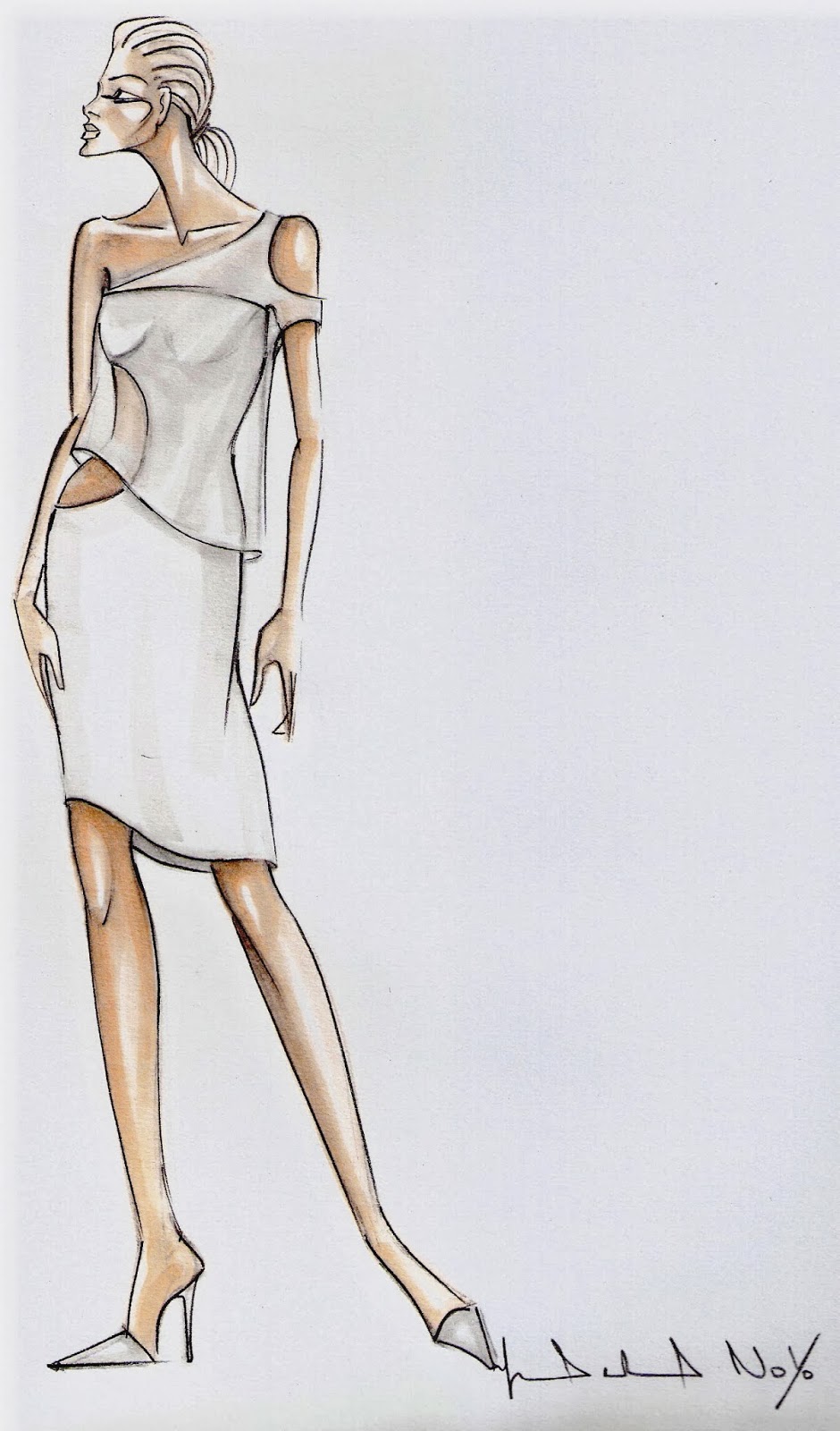 JOHN MIRANDA - Fashion Designer, N.Y.: IL MIO FIGURINO DI MODA...