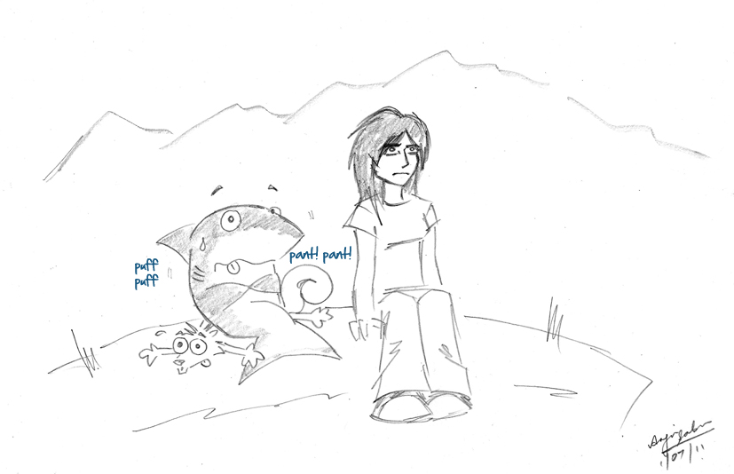 "Oh, Dakuwaqa!" - The Shark comics and cartoons: The tranquility of nature