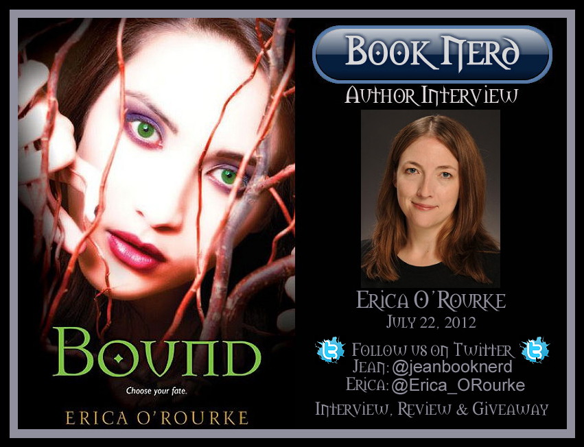 Erica O'Rourke Author Interview ~ JeanBookNerd
