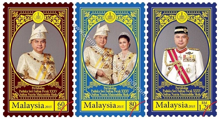 Malaysia Stamp Blog: Installation of Paduka Seri Sultan Perak XXXV ...