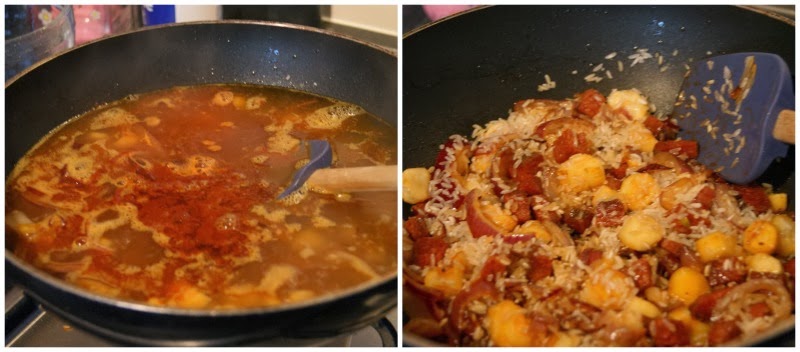 Chorizo, kale and rice stew recipe... - Frills 'n' Spills