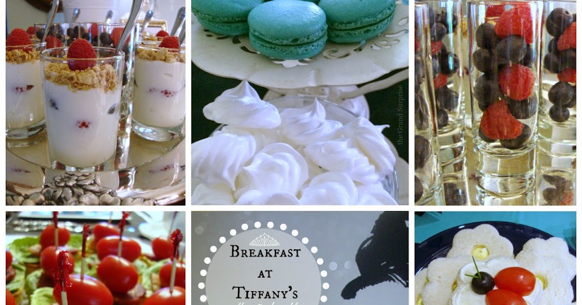 the Grand Surprise!: Breakfast at Tiffany's { menu }