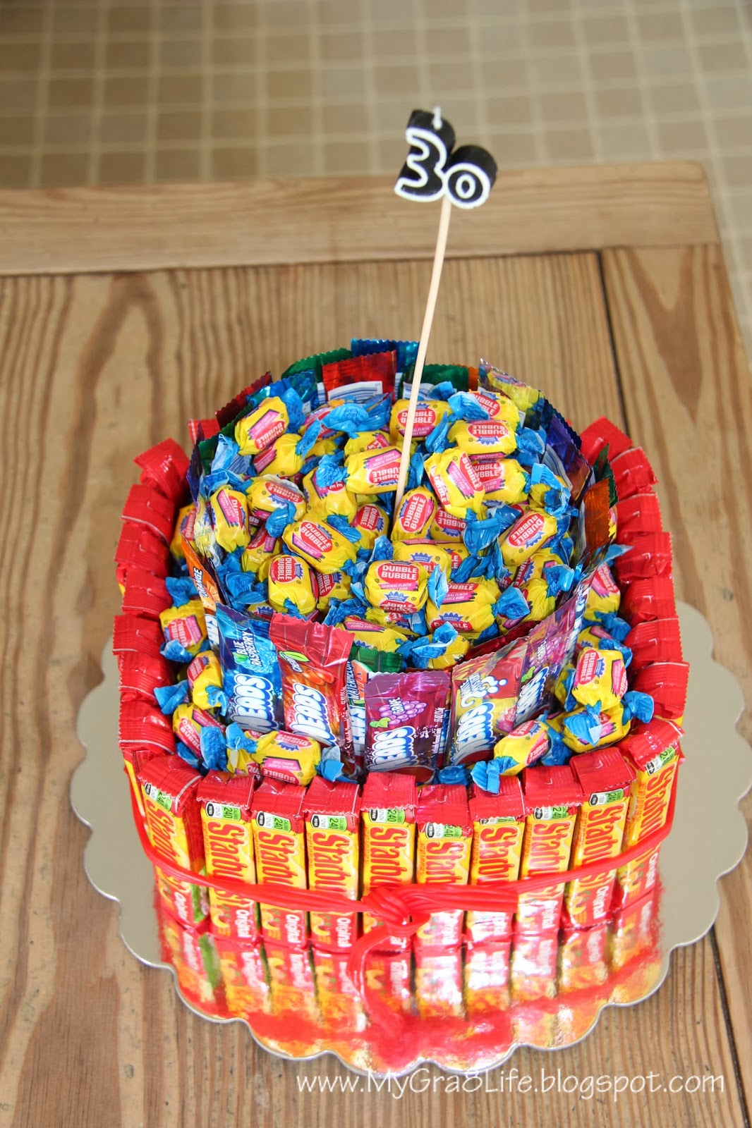 My Gra 8 Life: How to Make a Candy Cake