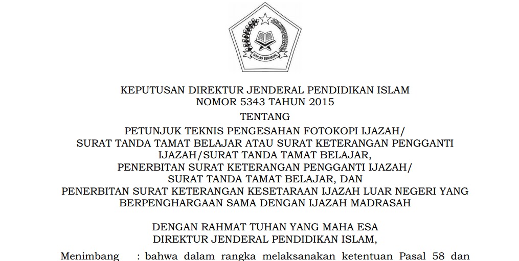 Juknis Pengesahan Ijazah Fotokopi Ijazah/STTB/Surat Pengganti Ijazah ...