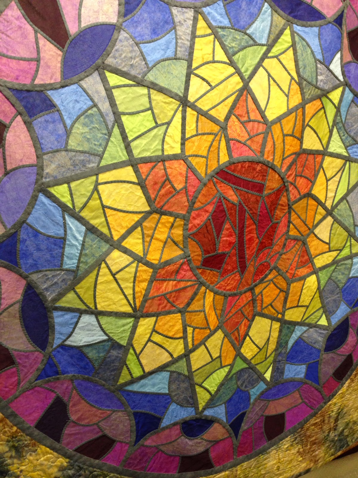 Wombourne Quilters: Eleanor Marsden Rainbow Quilt Evening