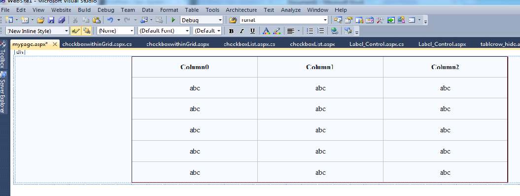Templatefield In Gridview Control