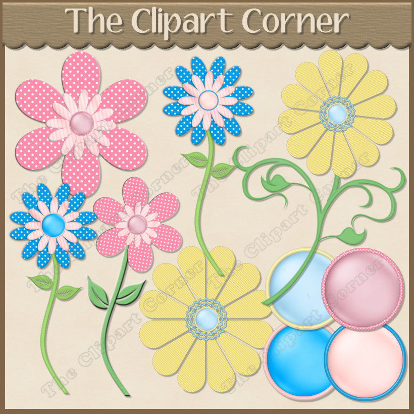 The Clipart Corner: Free Spring Flowers Clip Art