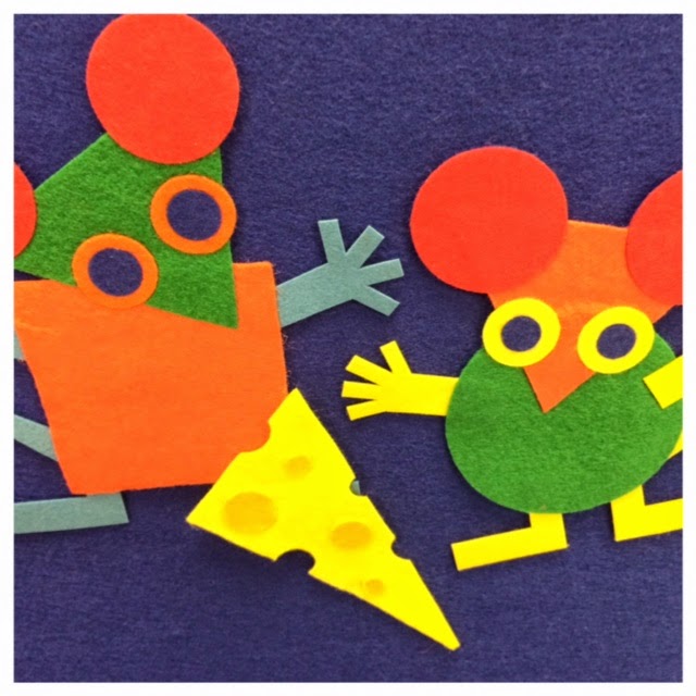 Primary Graffiti: Mouse Shapes {Shape Attribute Lessons}