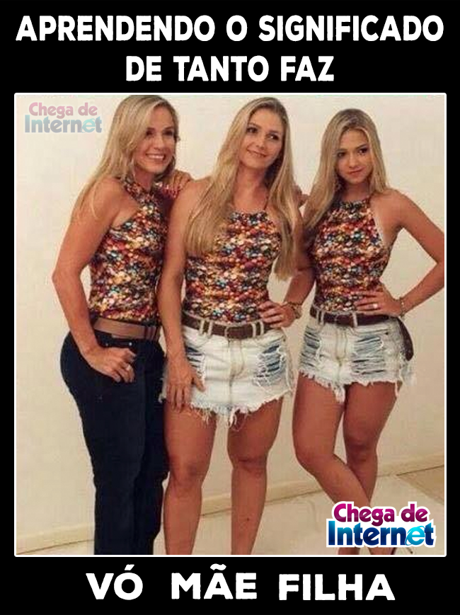 BLOGDOHELIOGORDO - DIVERSÃO: O QUE SIGNIFICA: TANTO FAZ...