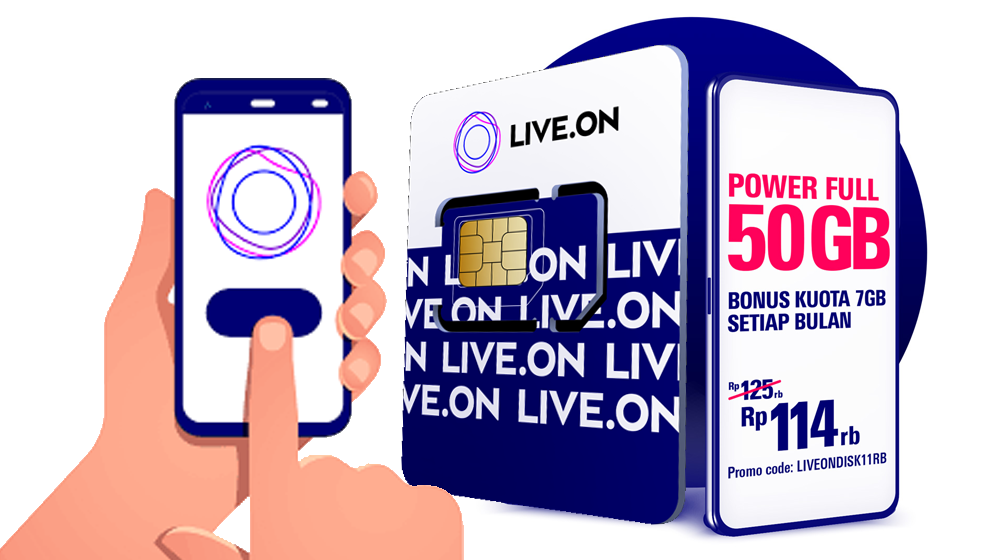 Nikmati Promo Kuota Internet Besar-besaran Hanya di Live.On