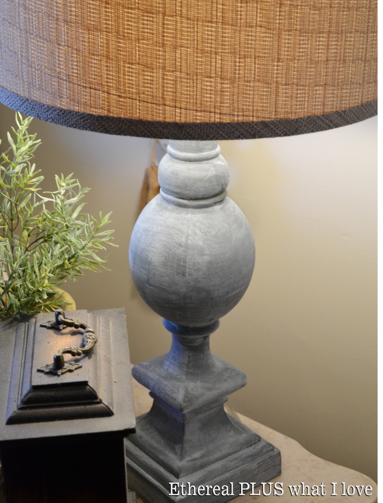 Ethereal PLUS what I Love: Inspired to do a faux Zinc Lamp