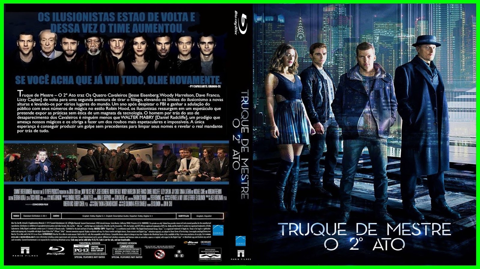 CAPAS DVD-R GRATIS: Truque de Mestre 2 - O Segundo Ato (2016) - Blu Ray