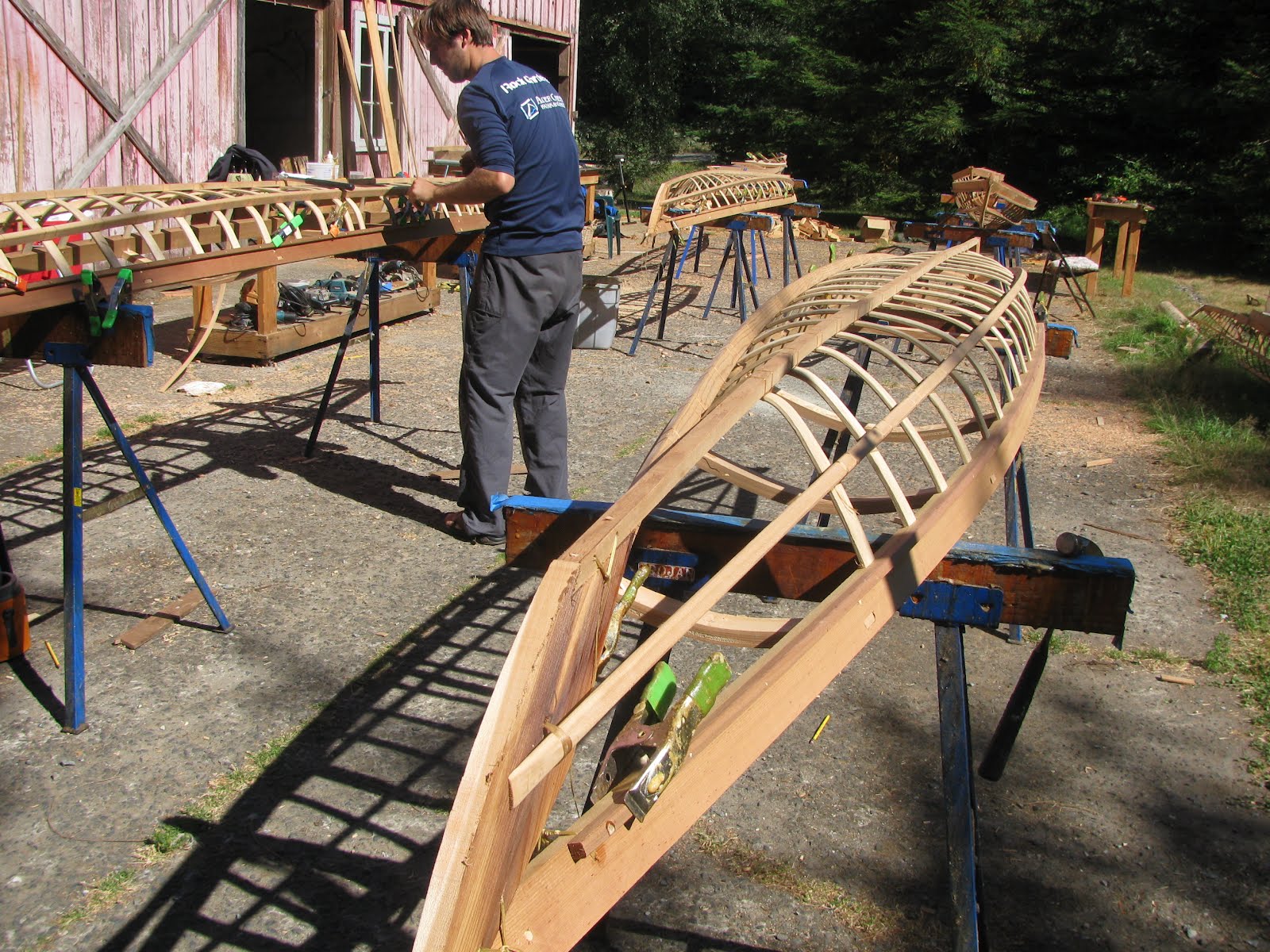 THE CAPTAIN'S BLOG: Skin On Frame Kayak Building Workshop