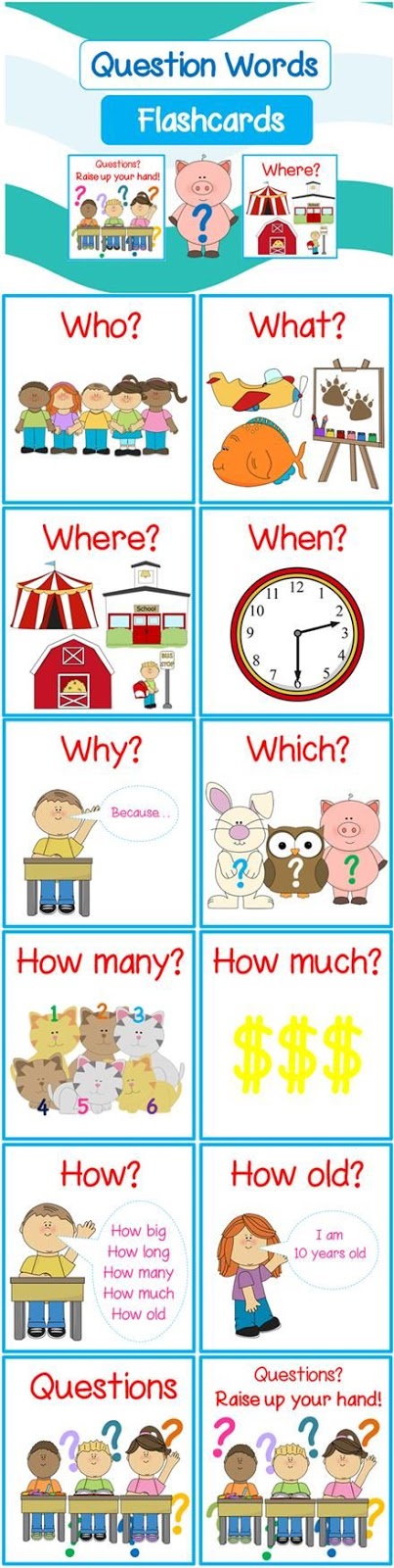 Samoga en casa: Question words