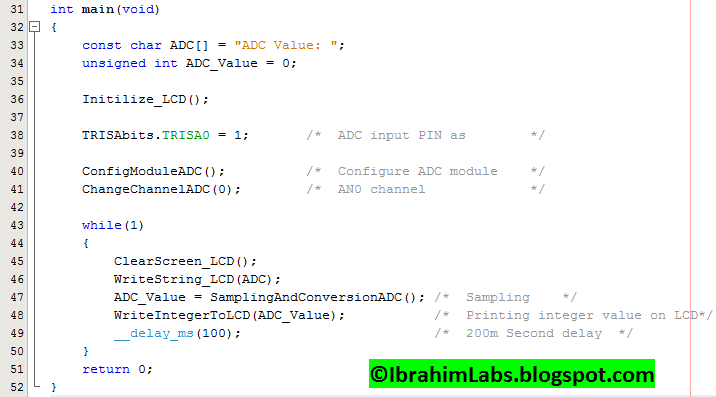 IbrahimLabs: PIC24, DsPIC33 and DsPIC30 (16bit PIC microcontoller) ADC ...