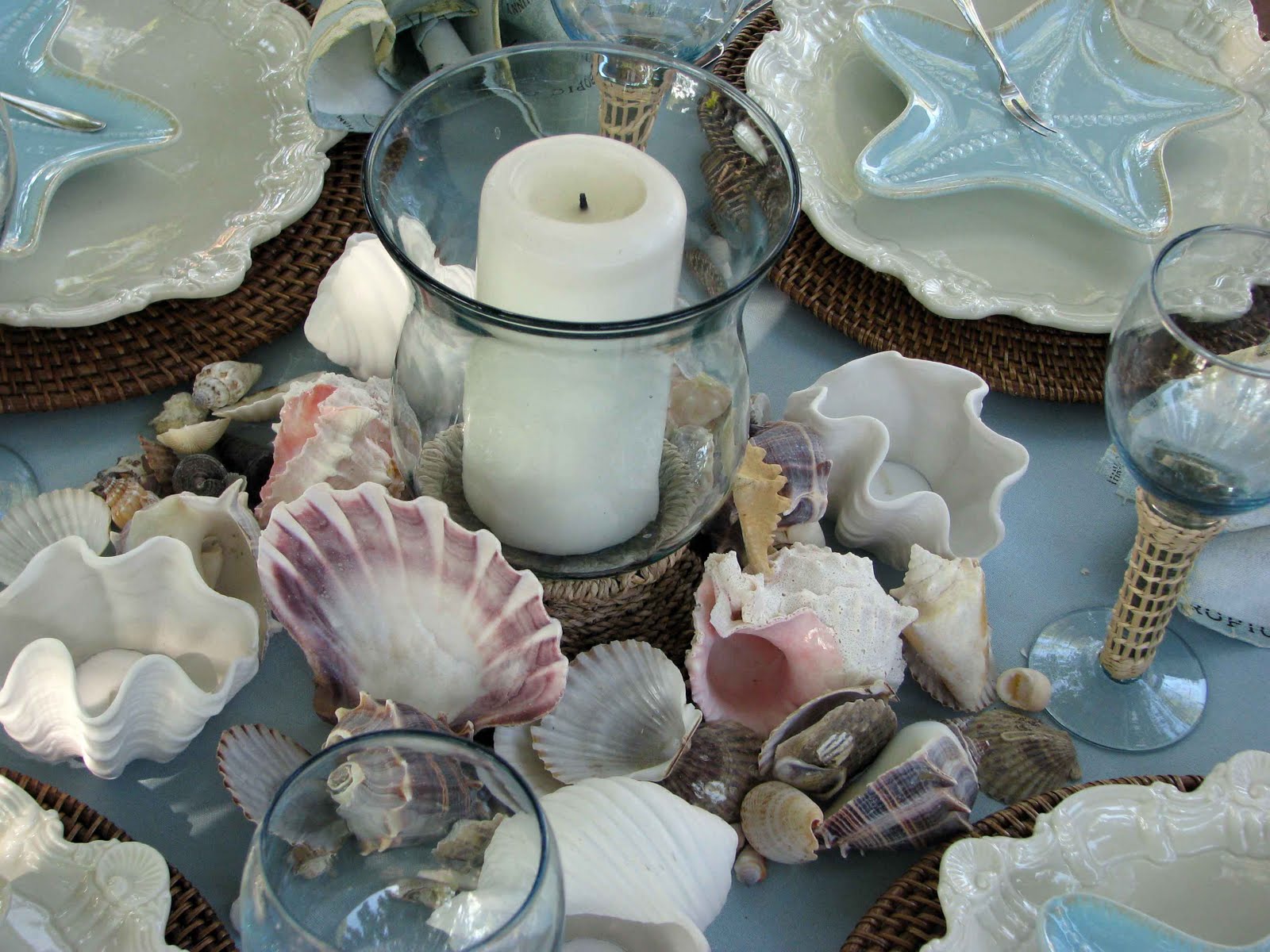Creative Journeys: A Soft Sea tablescape