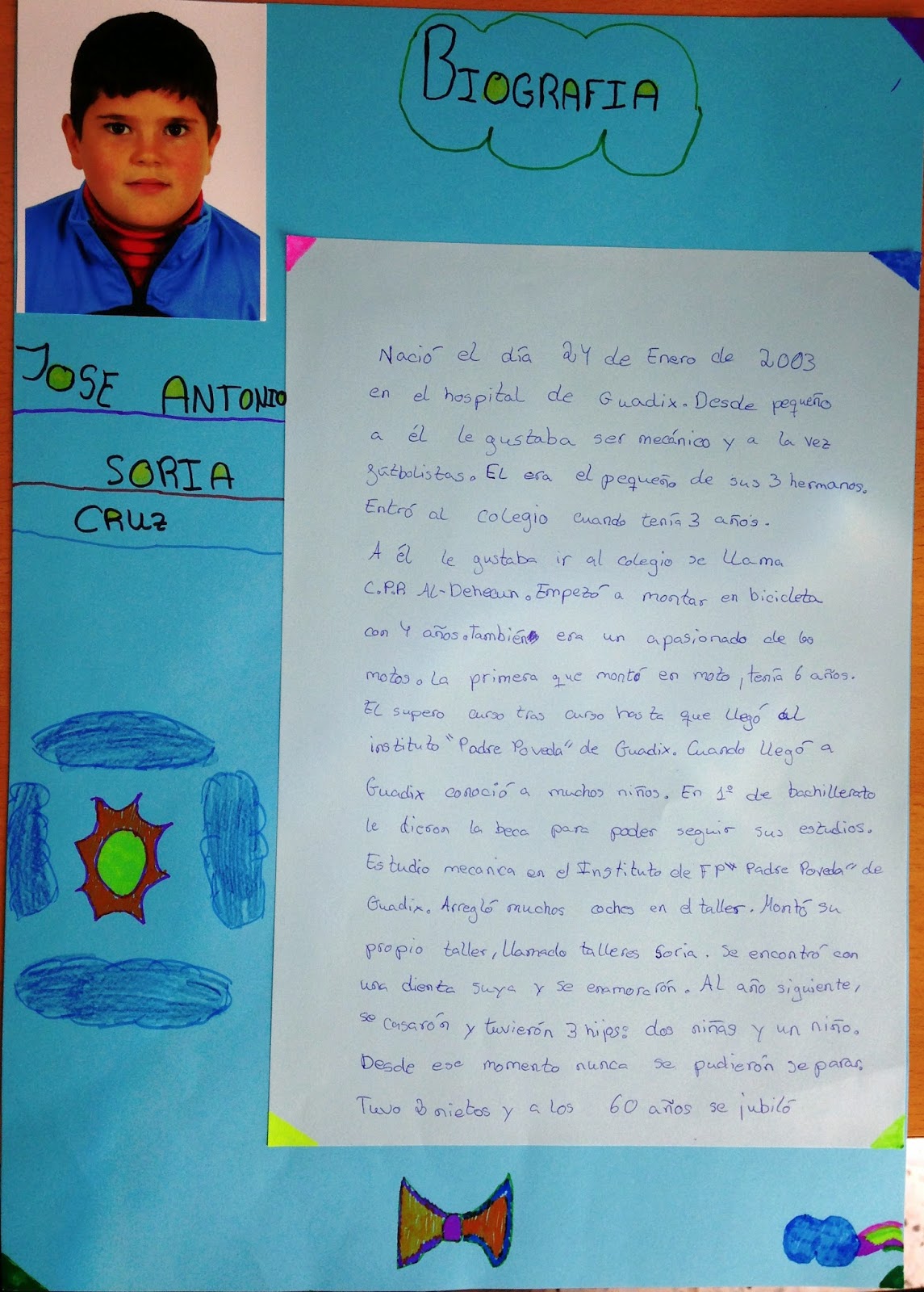 Los Pequeños Cambucos: Biografía de los niños de mi clase.