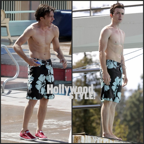 Drake Bell: Práctica de Nado en Los Angeles ~ Hollywood Style!