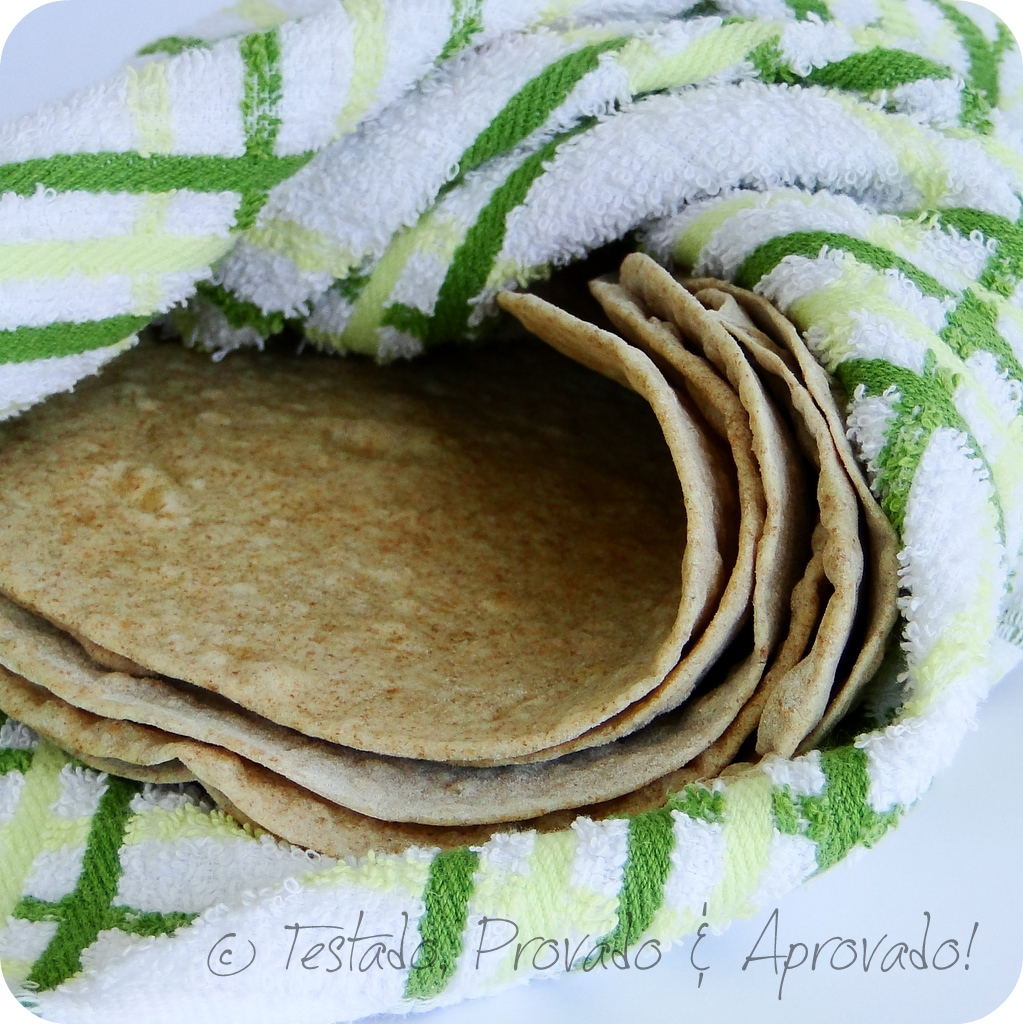 Testado, Provado e Aprovado!: TORTILLA INTEGRAL CASEIRA