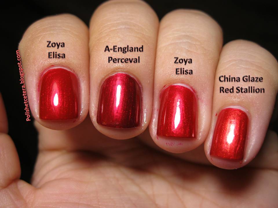Zoya Elisa: My Swatch and Comparisons - Polish Etc.