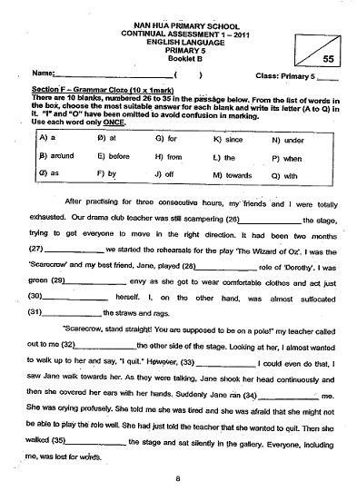 Free Top Primary Exam Papers