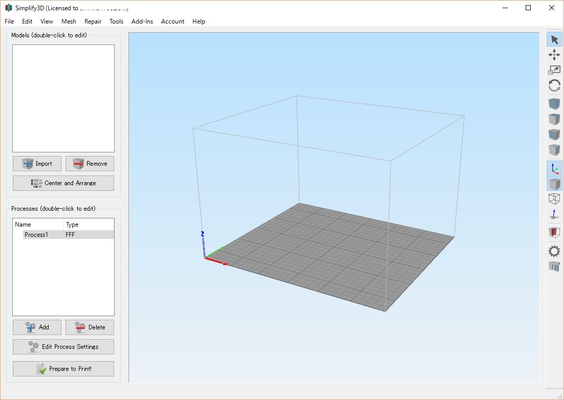 SIMPLIFY3Dを買ったので初めて使ってみる